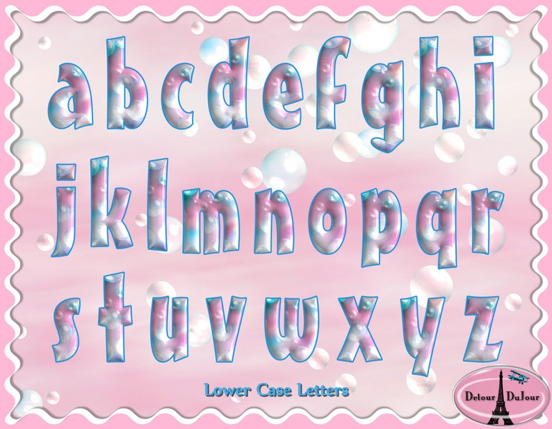 Alphabet Clipart Letters Numbers, Bubble Alphabet Clip Art, Bubble Gum ...