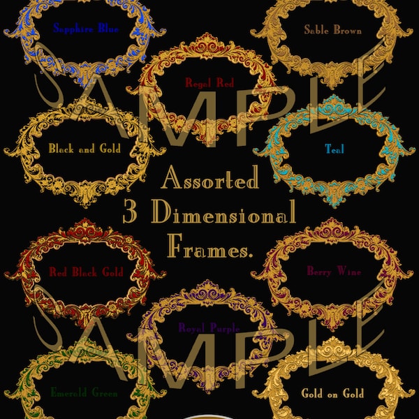 Fancy Digital Frames - Etsy