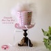 Pink Top Hat, DIY Mini Top Hat, Shabby Chic Hat, Floral Fascinator ...