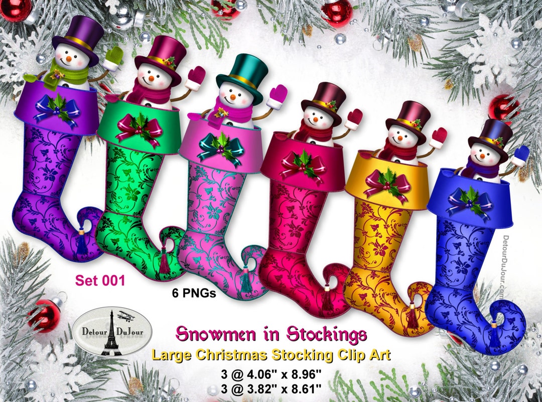 Christmas Clip Art Christmas Stockings, Clip Art Christmas Snowman ...
