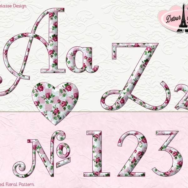 Shabby Chic Letters - Etsy