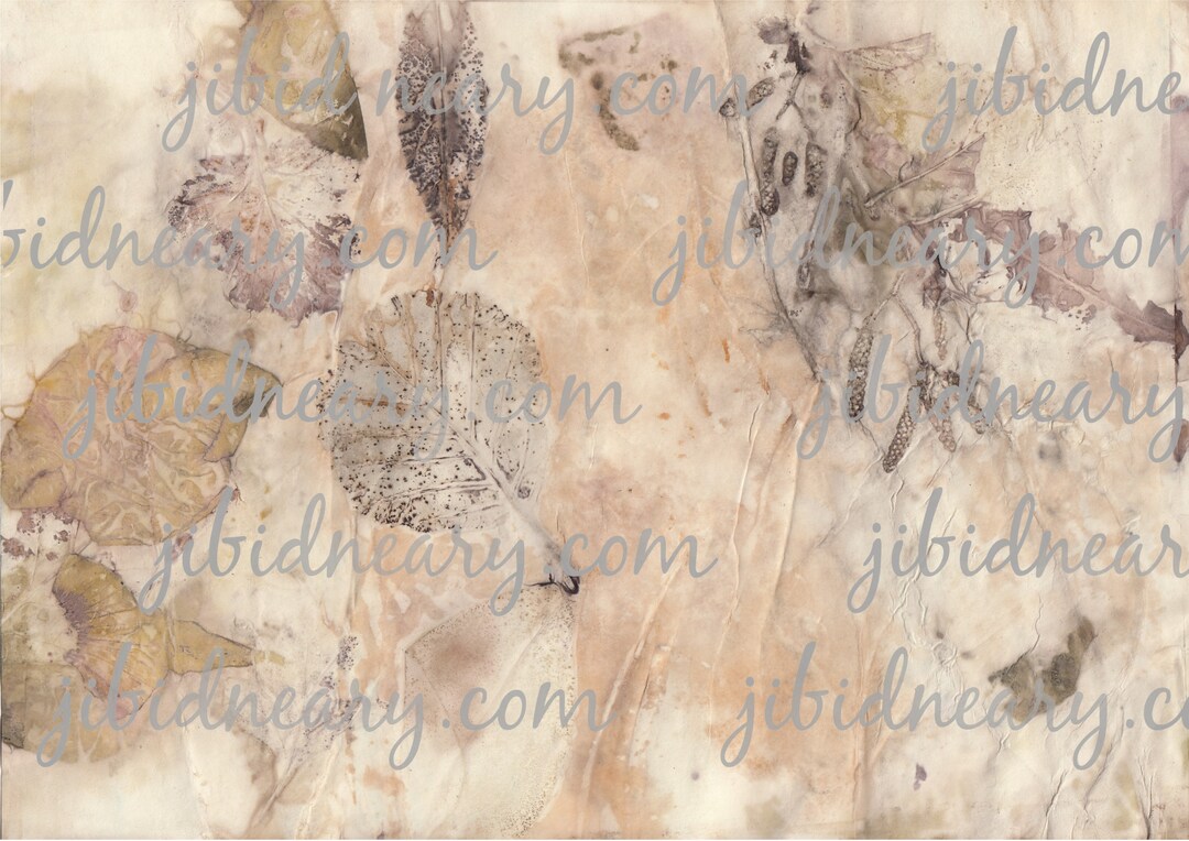 Leaf Litter, an Eco-dyed Paper Collection, 10 Pages - Etsy