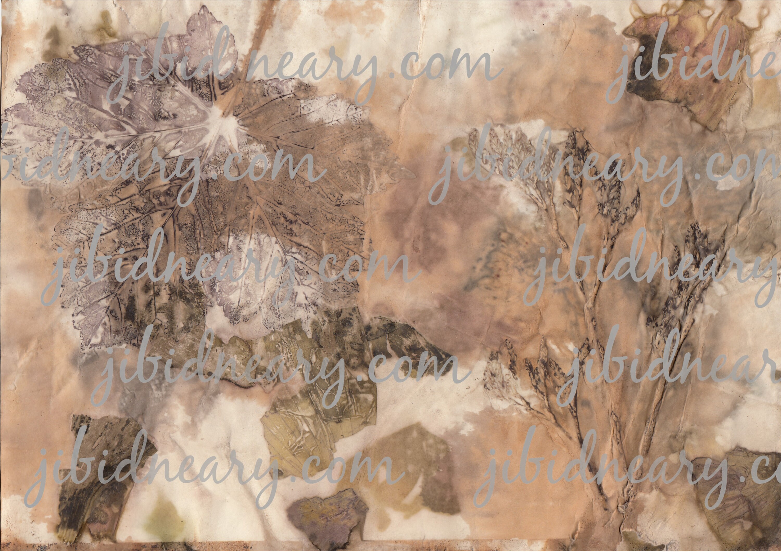 Leaf Litter an Eco-Dyed Paper Collection 10 pages | Etsy