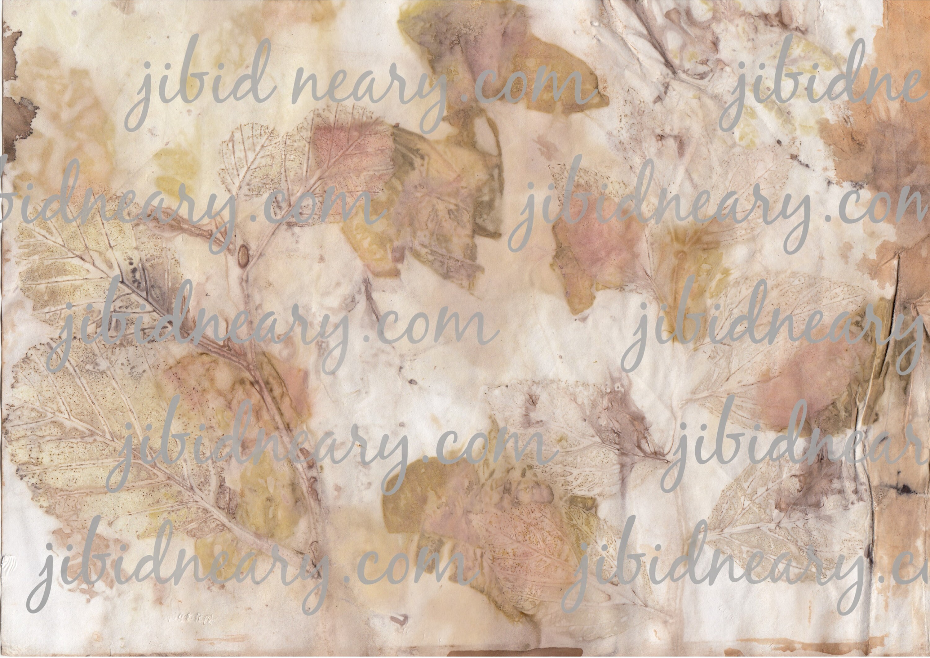 Leaf Litter an Eco-Dyed Paper Collection 10 pages | Etsy