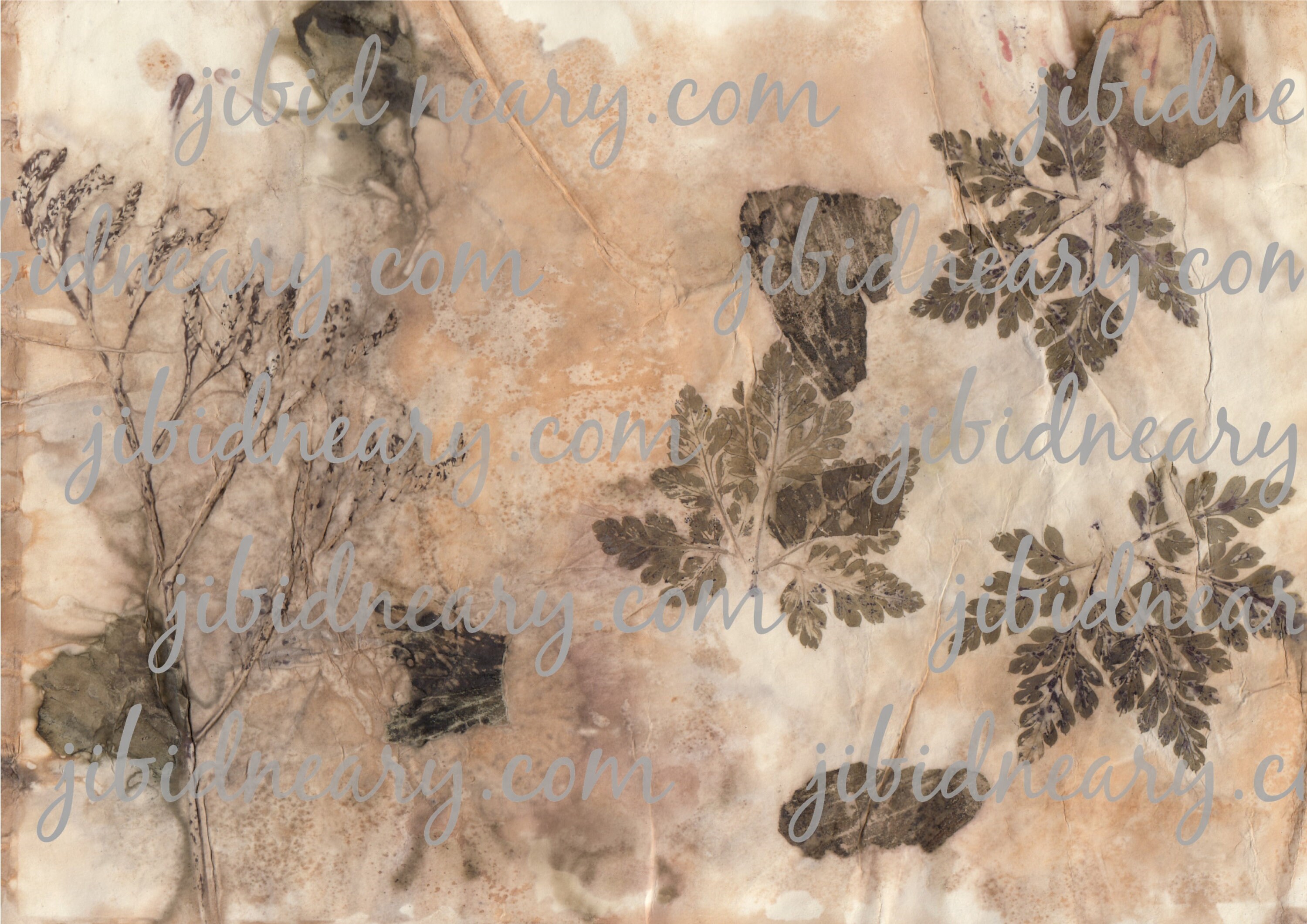 Leaf Litter an Eco-Dyed Paper Collection 10 pages | Etsy