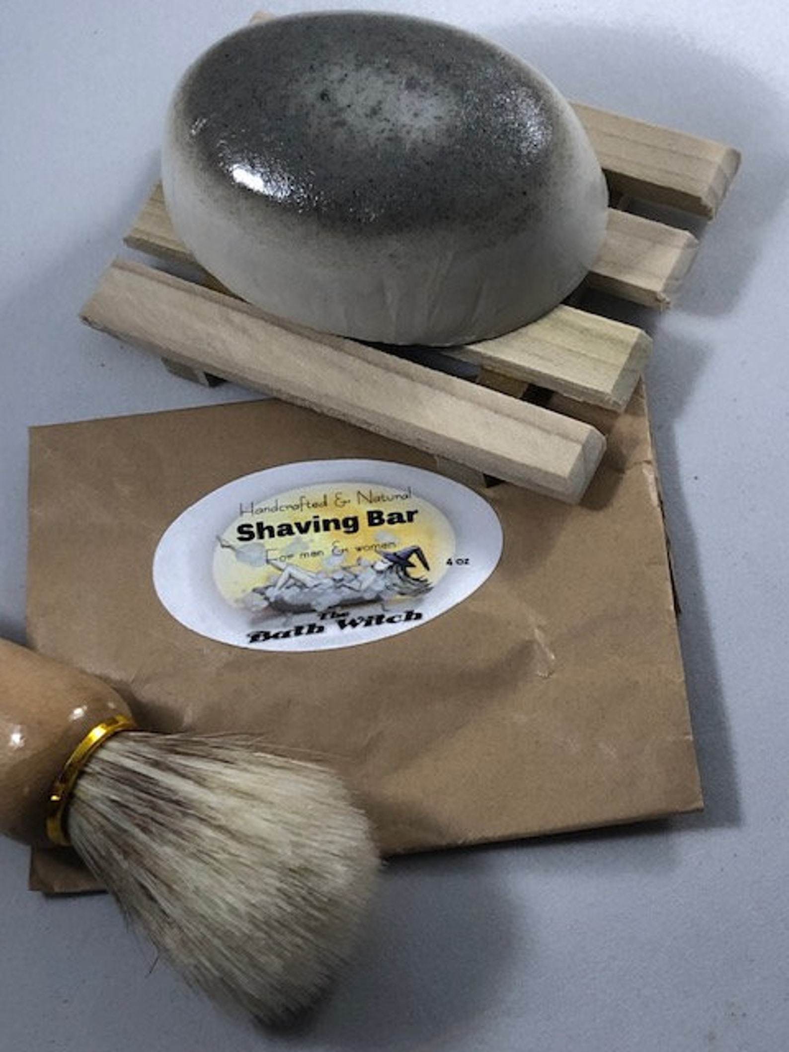 The Bath Witch Shaving Soap Benonite Clay for Men for Women - Etsy