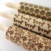 3 ANY pattern Rolling Pin SET. Lazer engraved embossing | Etsy