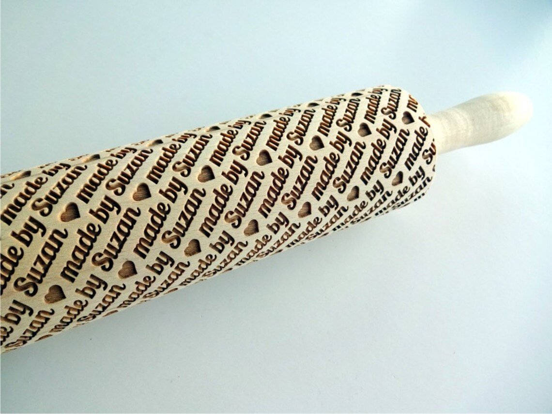 Personalized Rolling Pin - Made By...... Lazer Engraved Rolling Pin for ...