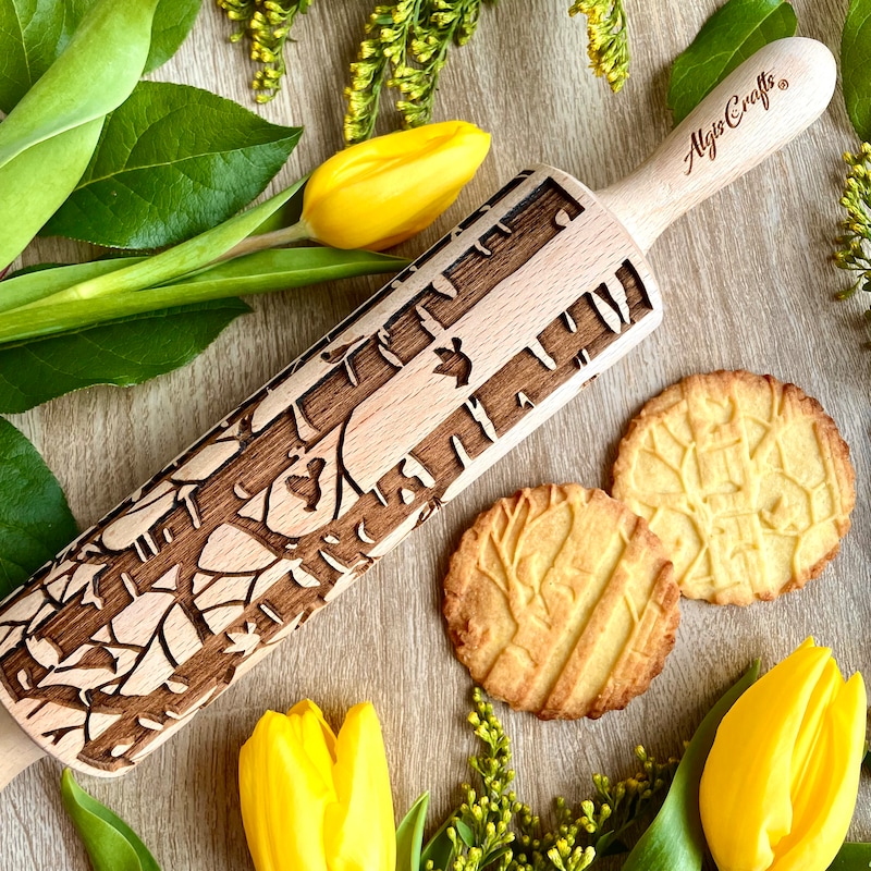 Embossed Rolling Pin - Etsy