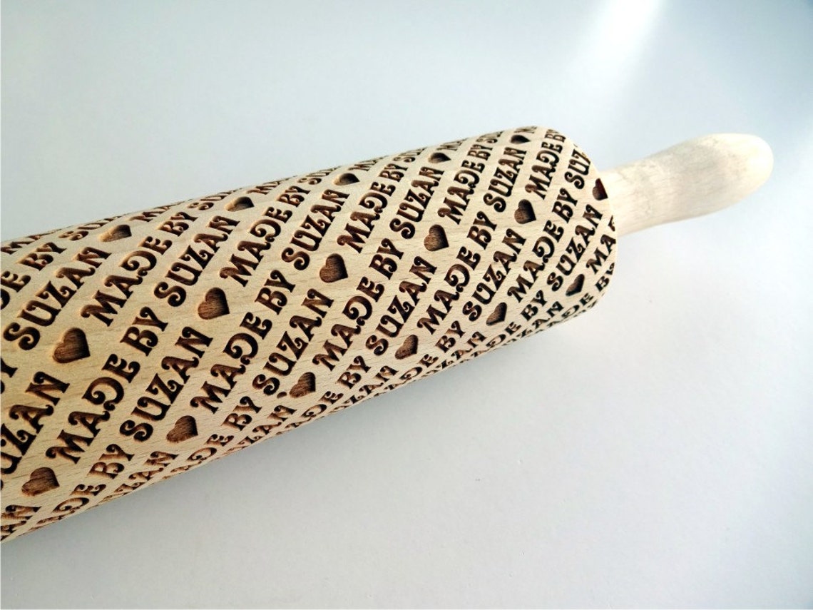 Personalized Rolling Pin - Made By...... Lazer Engraved Rolling Pin for ...