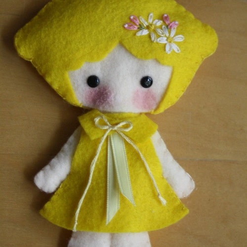 Princess Belle Pattern Felt Princess Pattern PDF Doll Pattern | Etsy