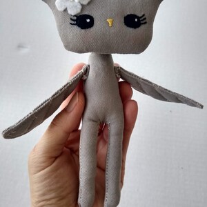PDF Digital Doll Pattern- Sewing Template and Instructions. 6" Owl Doll ...