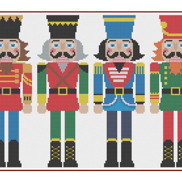 Nutcracker Cross Stitch - Etsy