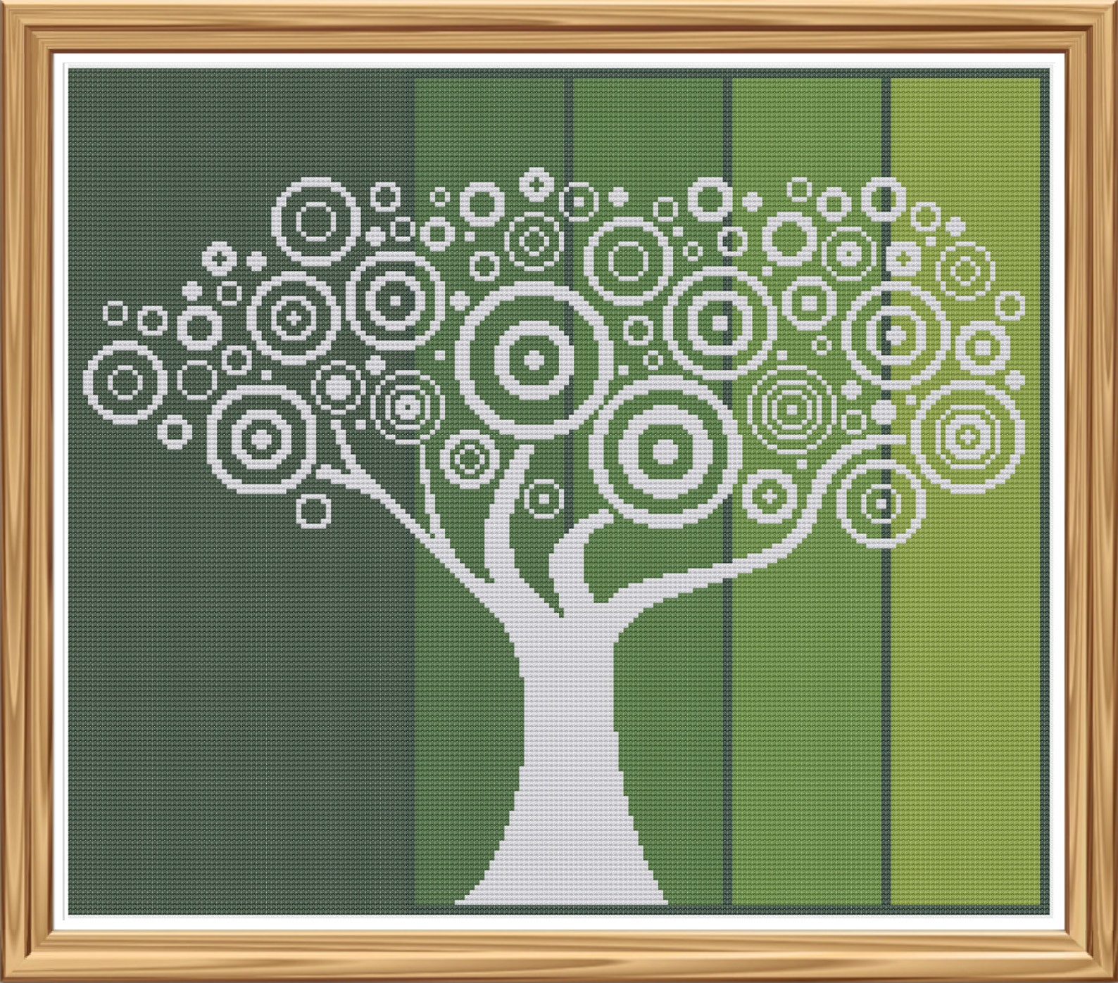 Tree 2 Counted Cross Stitch Pattern X-Stitch PDF | Etsy