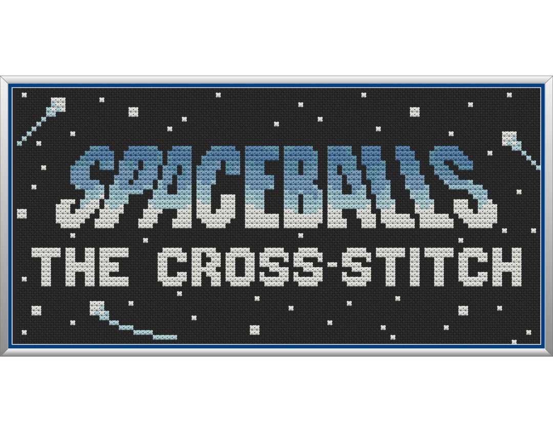 Spaceballs - the Cross Stitch - Counted X-stitch Pattern (PDF) - Etsy