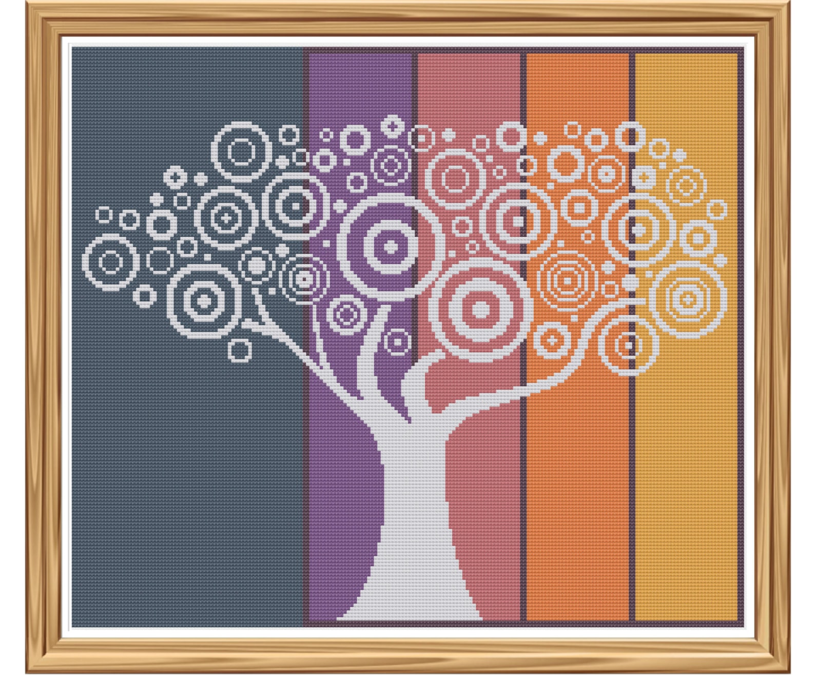 Tree 2 Counted Cross Stitch Pattern x-stitch PDF - Etsy Canada