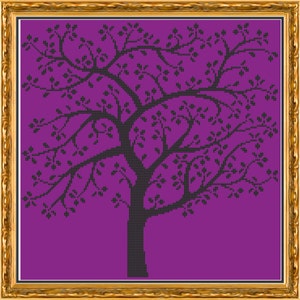 Tree 1 - Counted Cross Stitch Pattern (x-stitch PDF) - Etsy