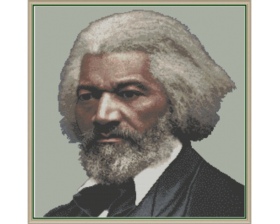 Frederick Douglass - Counted Cross Stitch Pattern (x-stitch PDF) - Etsy