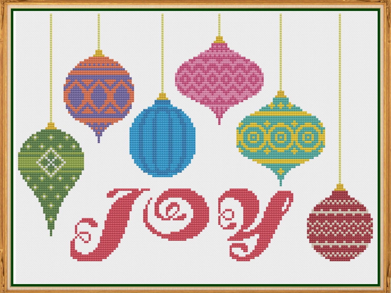 Joy - Counted Cross Stitch Pattern (x-stitch PDF) - Etsy