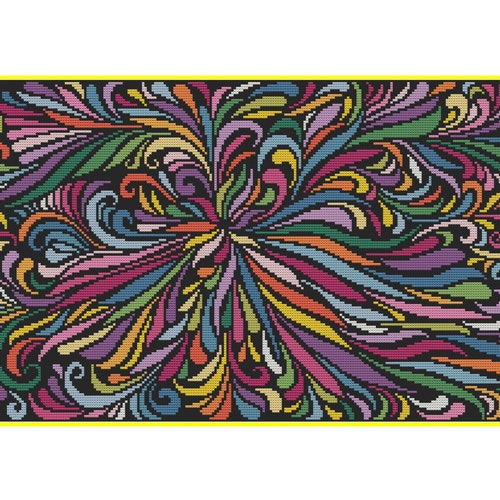 Abstract Cross Stitch Pattern Stone Cross Stitch Counted - Etsy