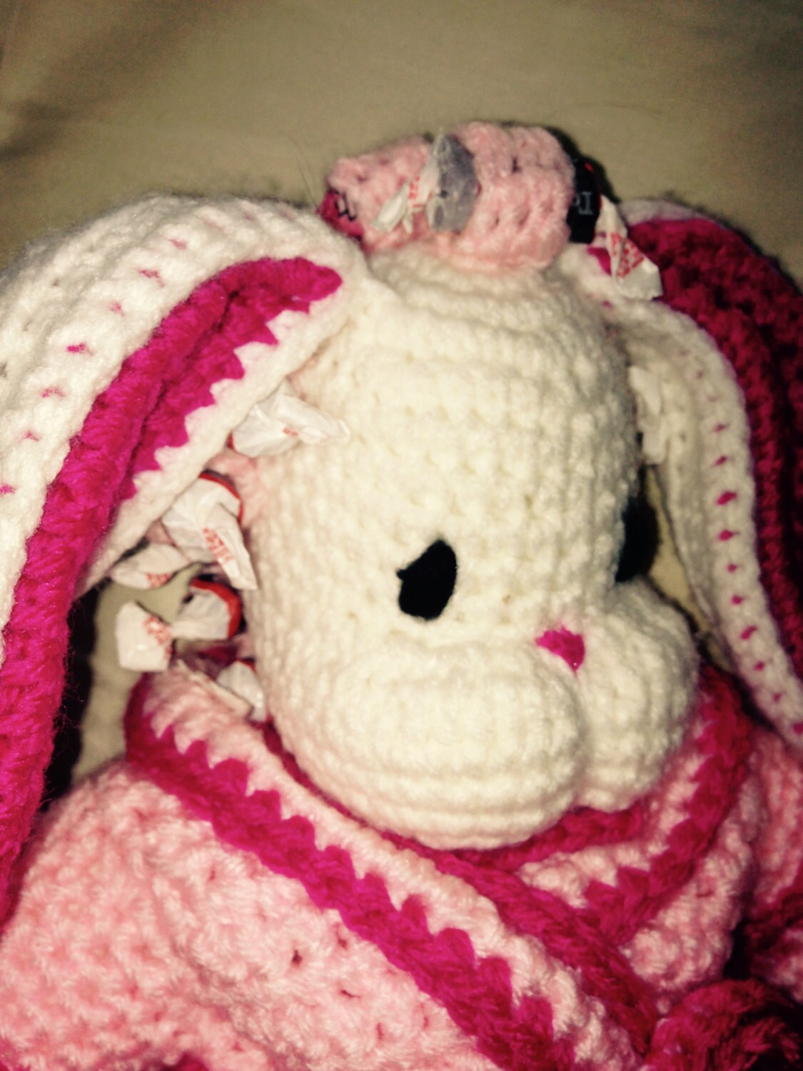 Hare Roller Bunny With Candy Curlers and Bunny Slippers - Etsy