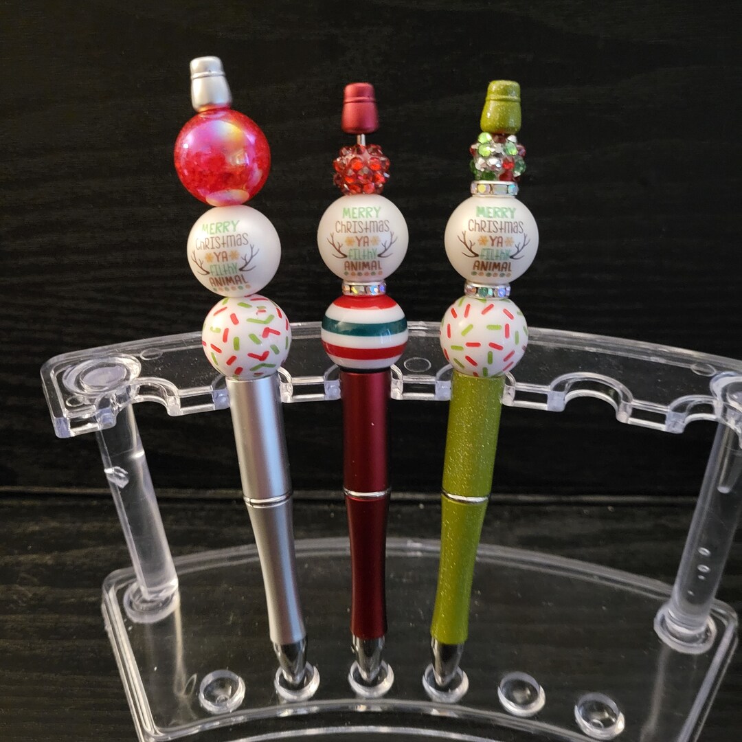 Merry Christmas Ya Filthy Animal Beaded Refillable Pen - Etsy