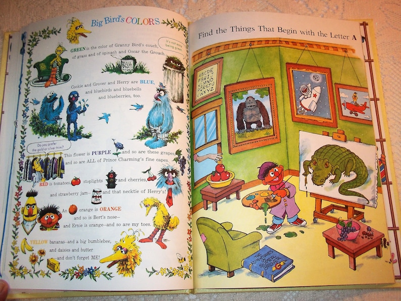 The Sesame Street Treasury Book by Jim Henson's Muppets | Etsy