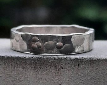 Moon Rock Wedding Ring - Etsy