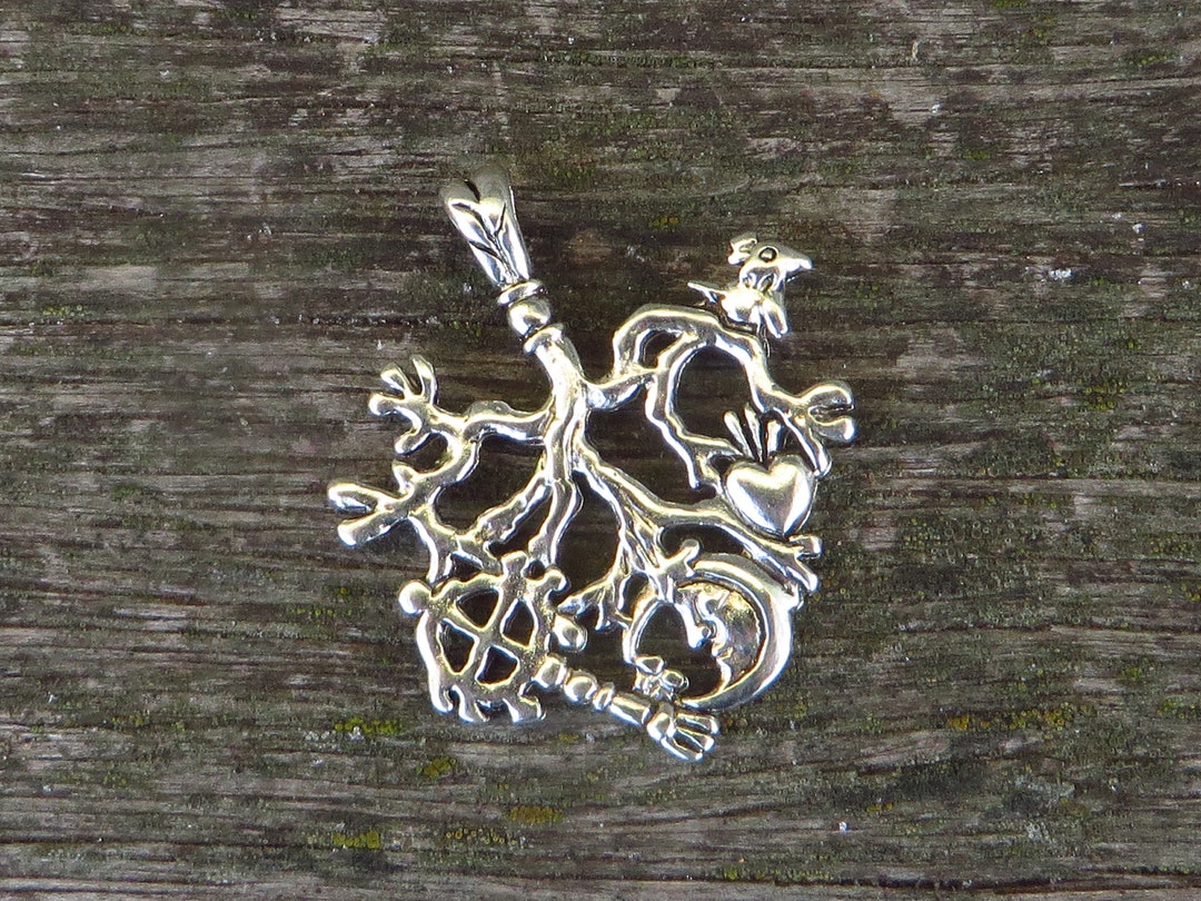 Cimaruta Amulet Folk Charm, Italian Good Luck Charm, Double Sided ...