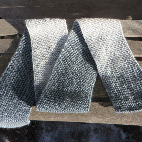 Hand Knitted Scarf - Etsy