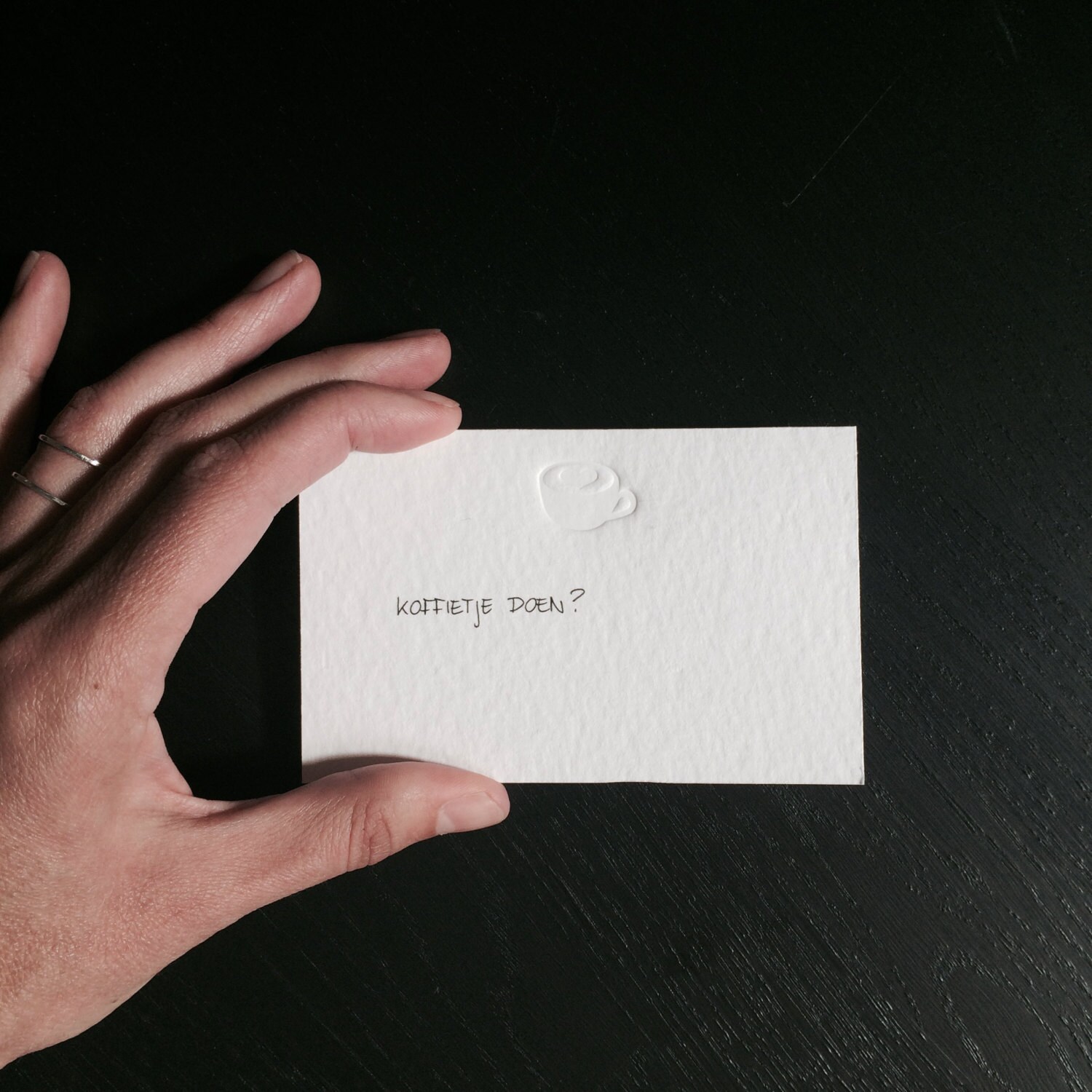 Letterpress: 5 Little Note Cards by Studio Marije Pasman, Stationery ...
