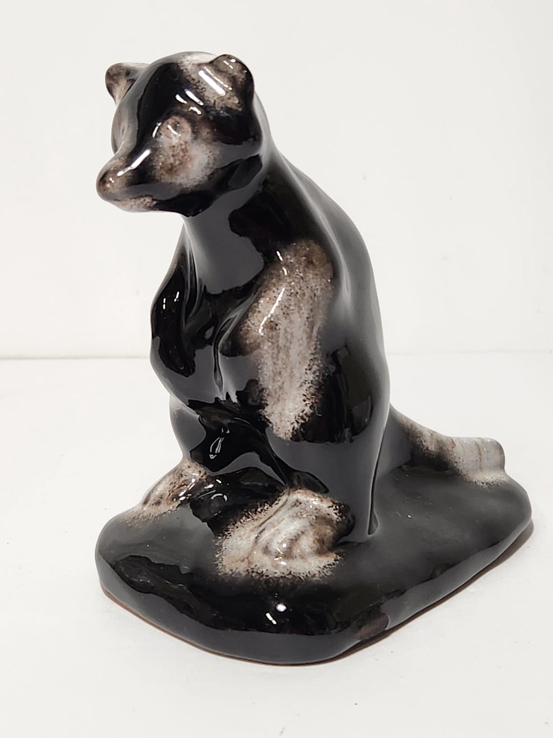 Walt Disney Canadian Pottery Raccoon Redware Ceramic Figurine - Etsy