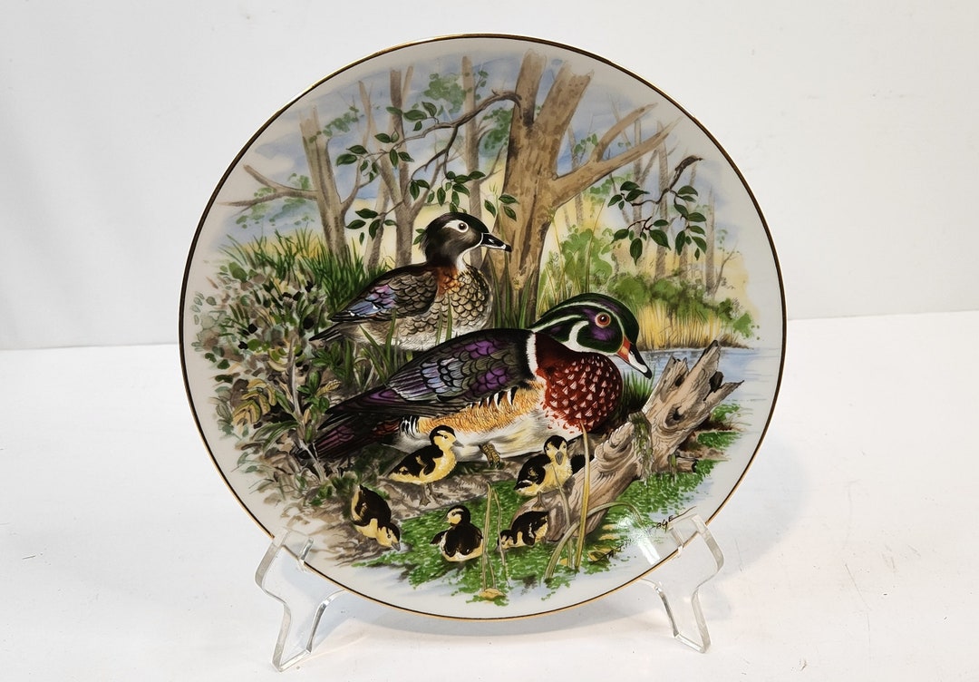 WOOD DUCK Plate Game Birds of the South Southern Living - Etsy