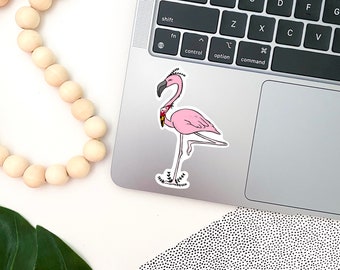 Space Flamingo Holographic Sticker Astronaut Animal Space - Etsy