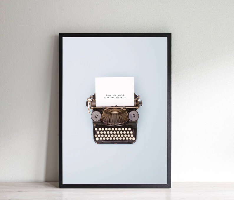 Typewriter Poster, Writing Print, Writing Poster, Writing Art, Writer ...