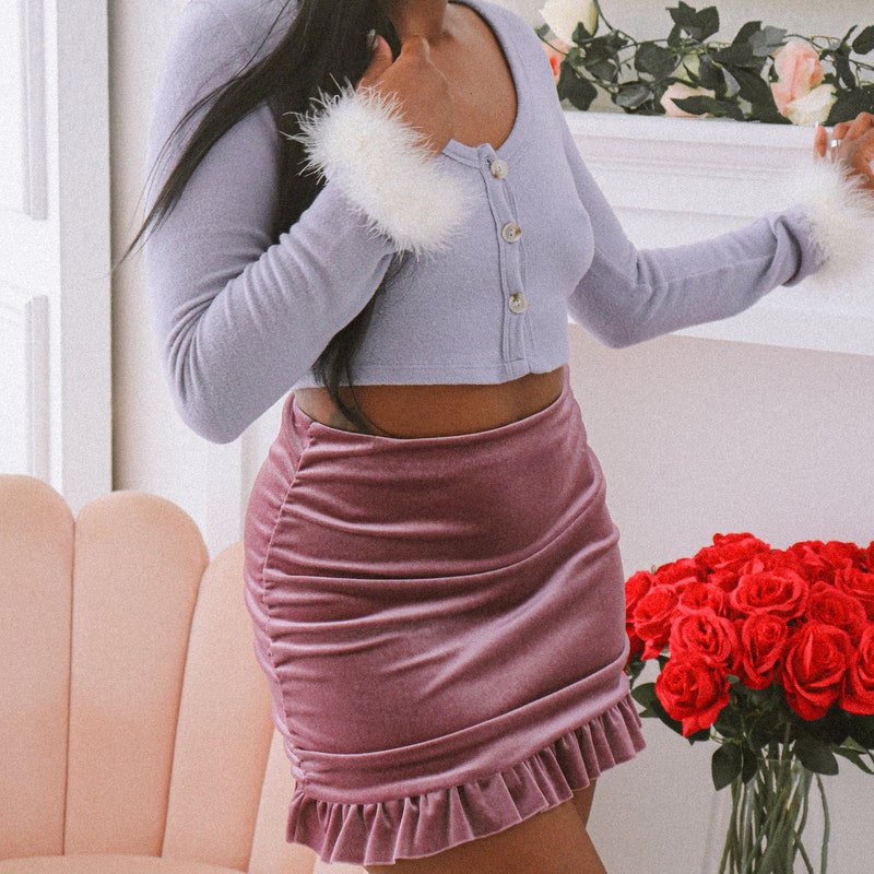 Fluffy Sleeve Blouse - Etsy