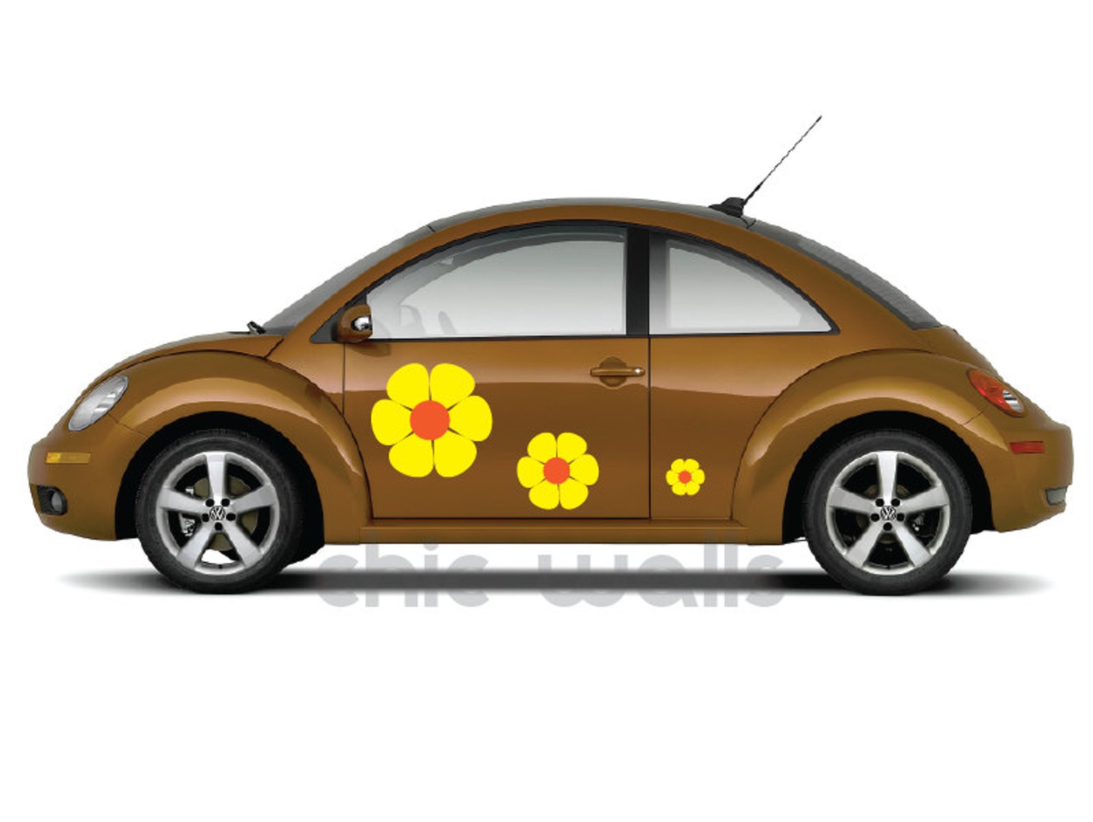 Set of 3 Colorful Waterproof Outdoor Daisy Flower for Car Auto - Etsy