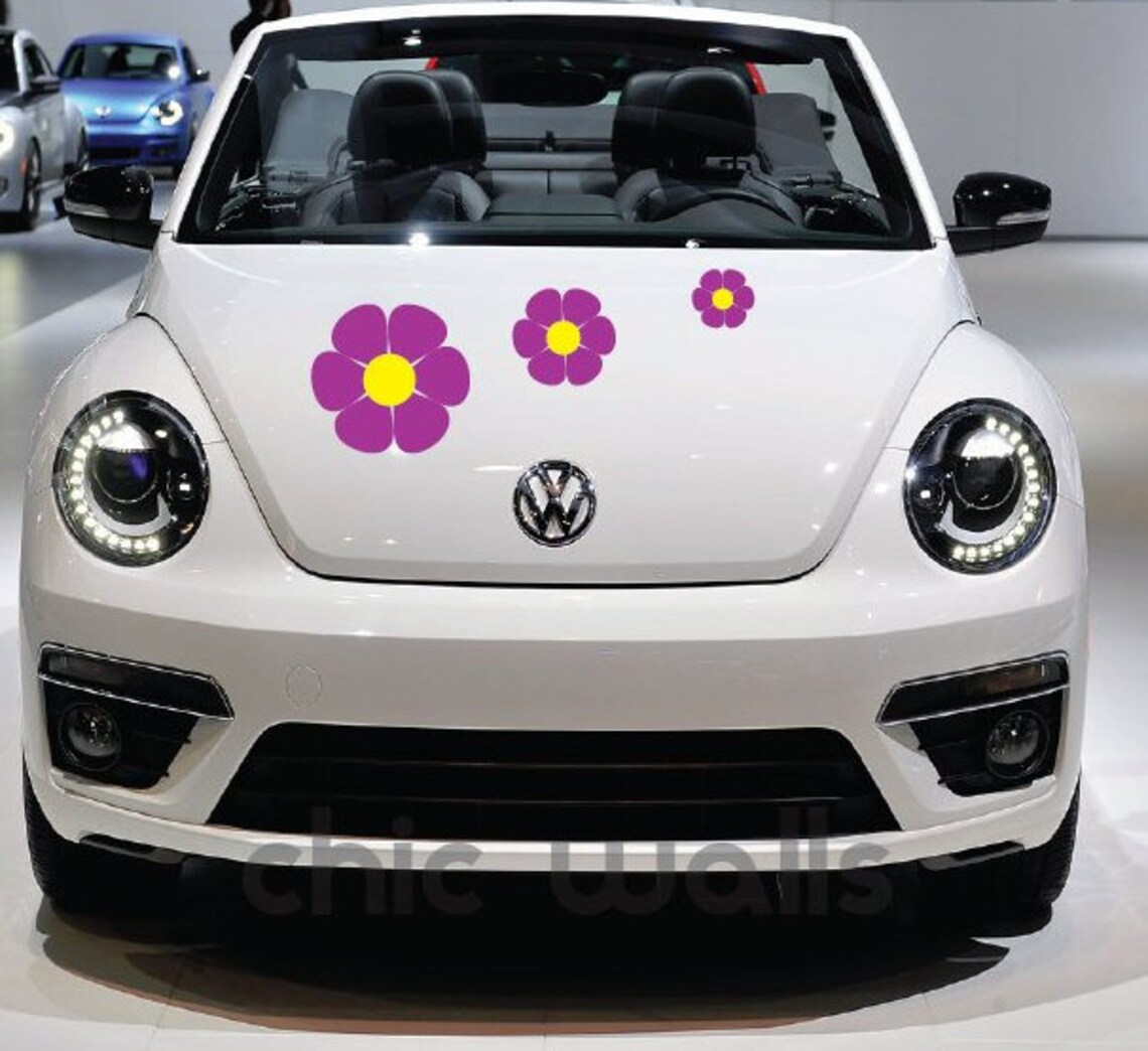 Set of 3 Colorful Waterproof Outdoor Daisy Flower for Car Auto - Etsy