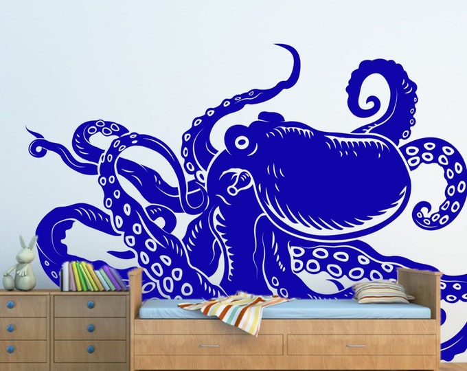 Octopus Tentacles Removable Wall Art Decor Decal Vinyl Sticker Home ...