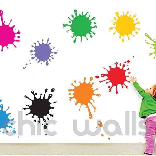 Splash Wall Mural - Etsy