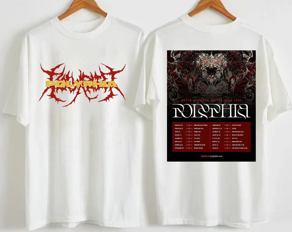 Polyphia Spring Tour Shirt, Polyphia North America Tour, Polyphia Rock ...