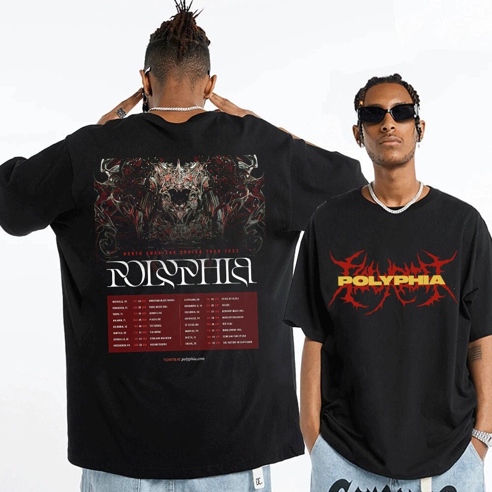 Polyphia Spring Tour Shirt, Polyphia North America Tour, Polyphia Rock ...