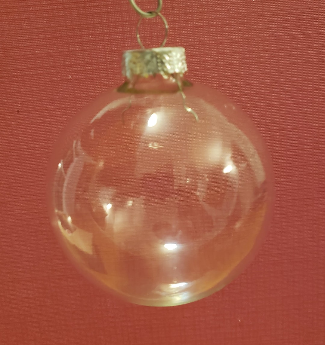 18 Fillable Glass Ornaments: DIY Craft Balls, 2.75" (set of 18) - Etsy