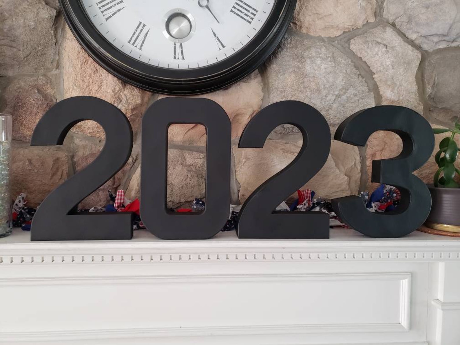 2023 Set of Unfinished 12 Tall Paper Mache Numbers for - Etsy