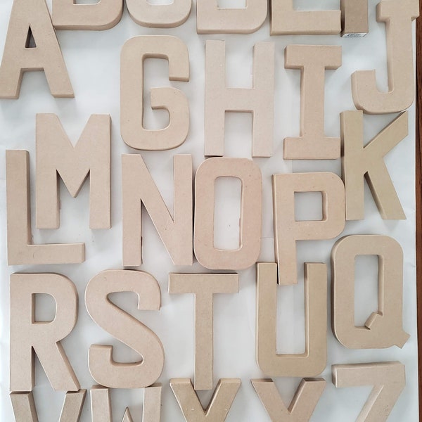 Chipboard Letters - Etsy
