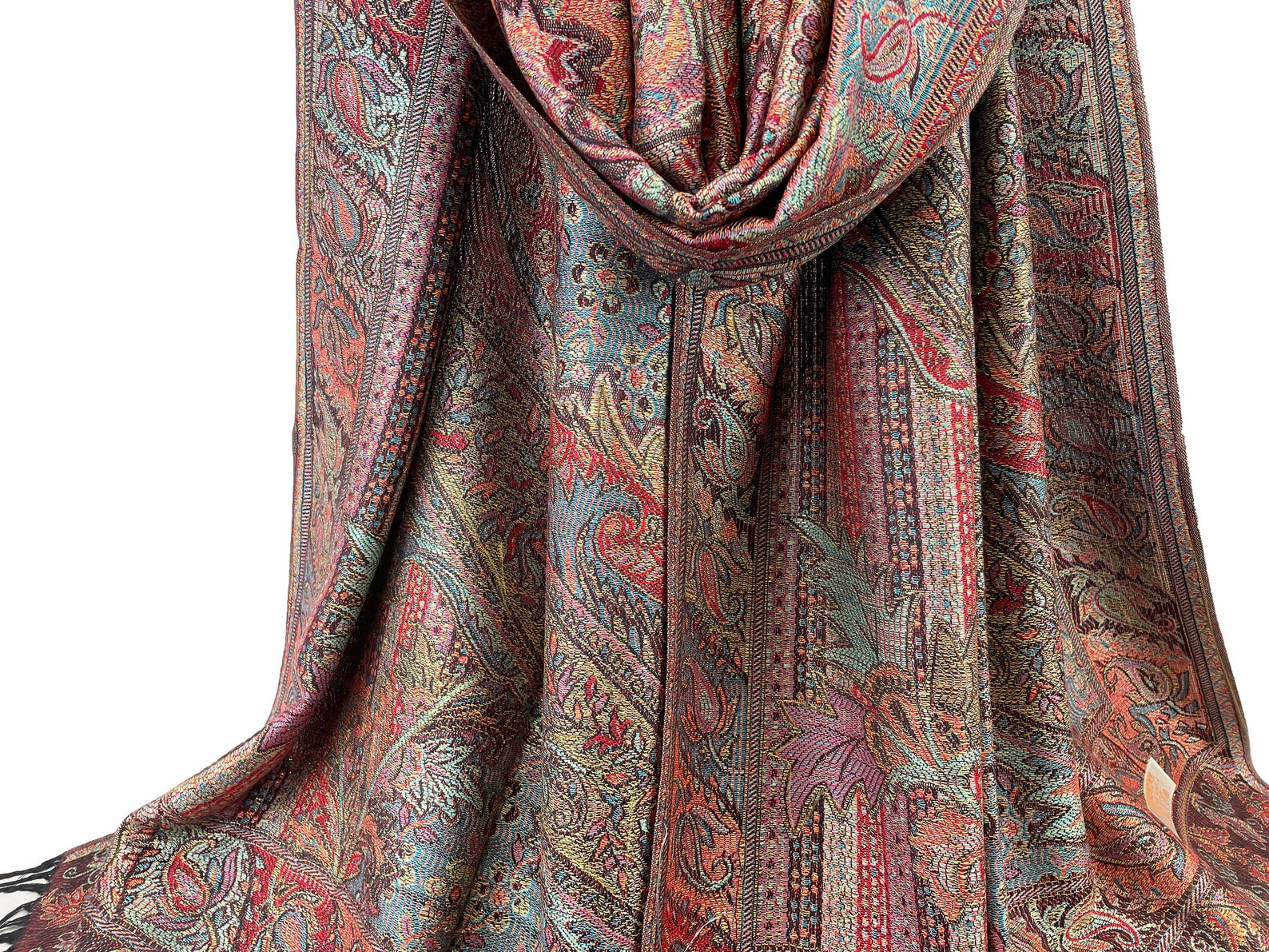 Multicolor Sparkling Gold Scarves for Women Festival Scarf - Etsy