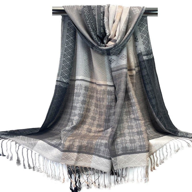 Plaid Travel Scarf - Etsy