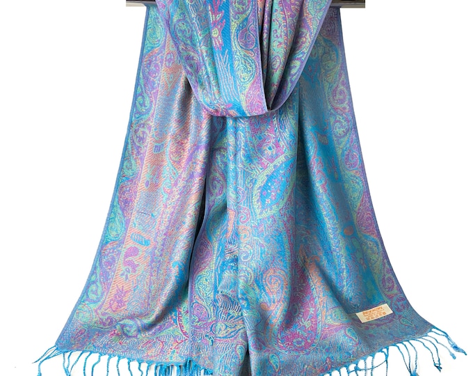 Blue Pashmina Scarf.royal Blue Pashmina/shawl.winter/summer Scarves ...