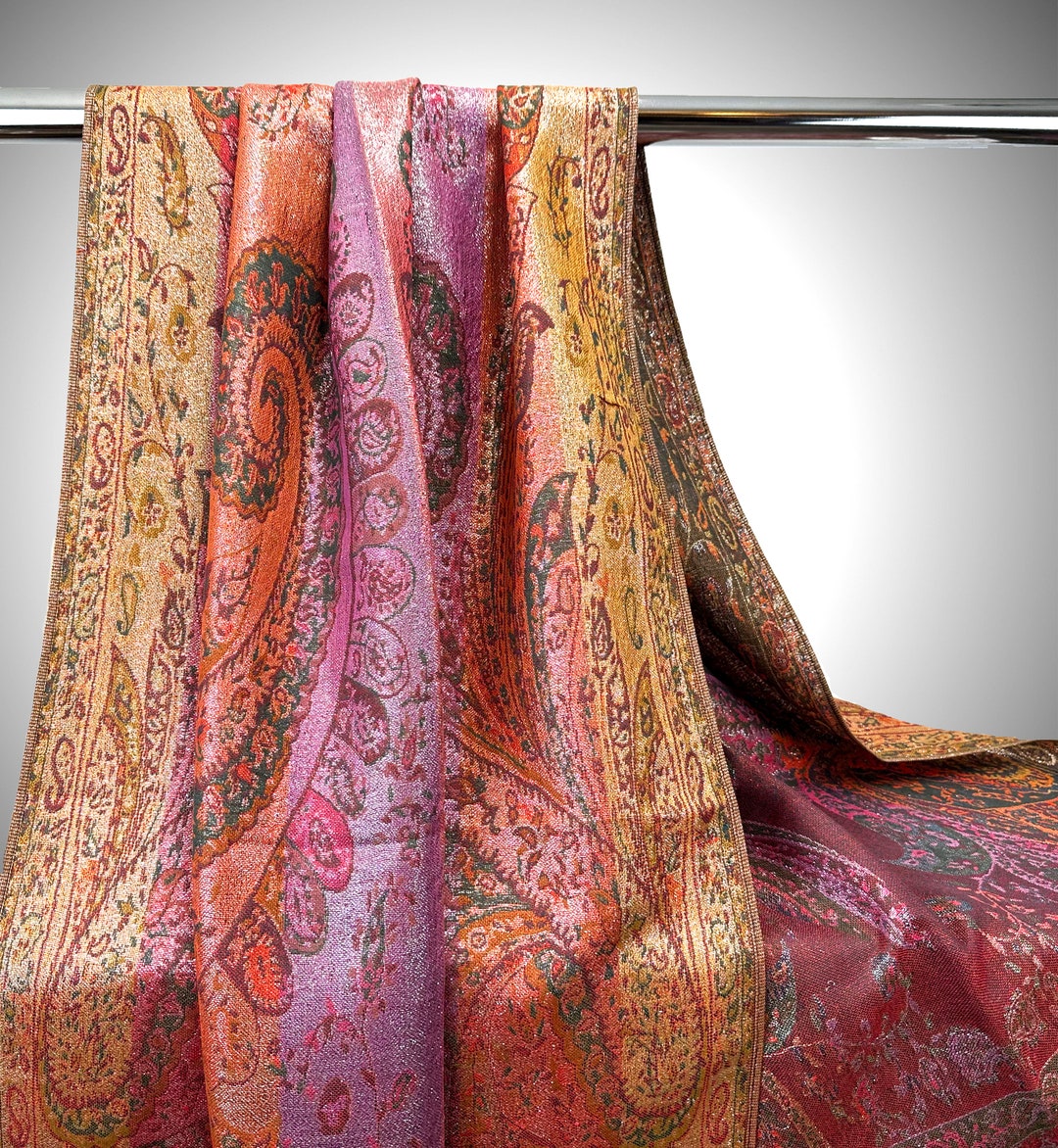 Multicolored Glitter Scarves | Festival Shawl Wedding Pashmina, Unique ...