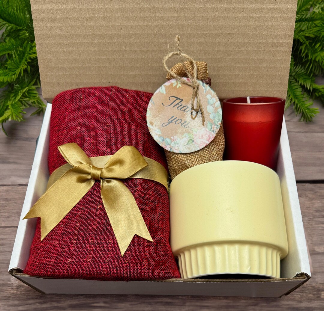 Warm and Cozy Gift Box | Hygge Gift Box With Scarf | Hug in A Box ...